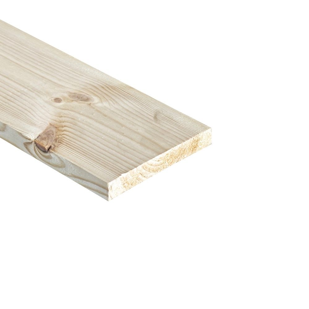 4.5m x 150mm x 25mm PSE Red Untd Carcassing - Planed Timber, Carcassing ...
