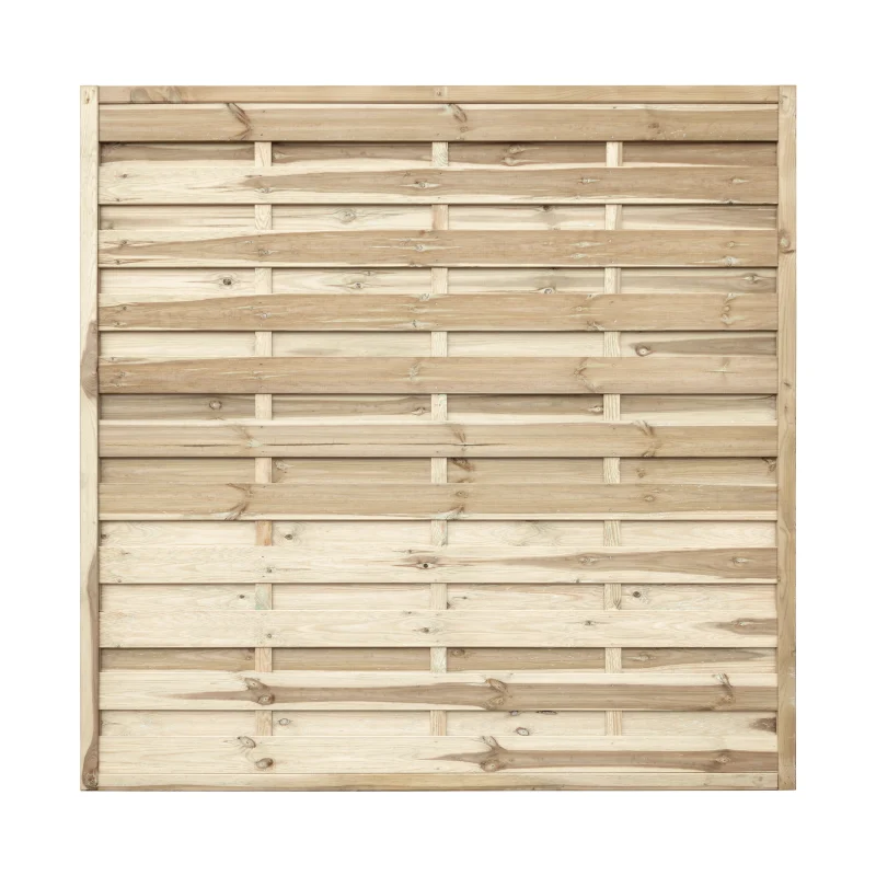 Square Horizontal Fence Panel - David Musson Fencing Ltd