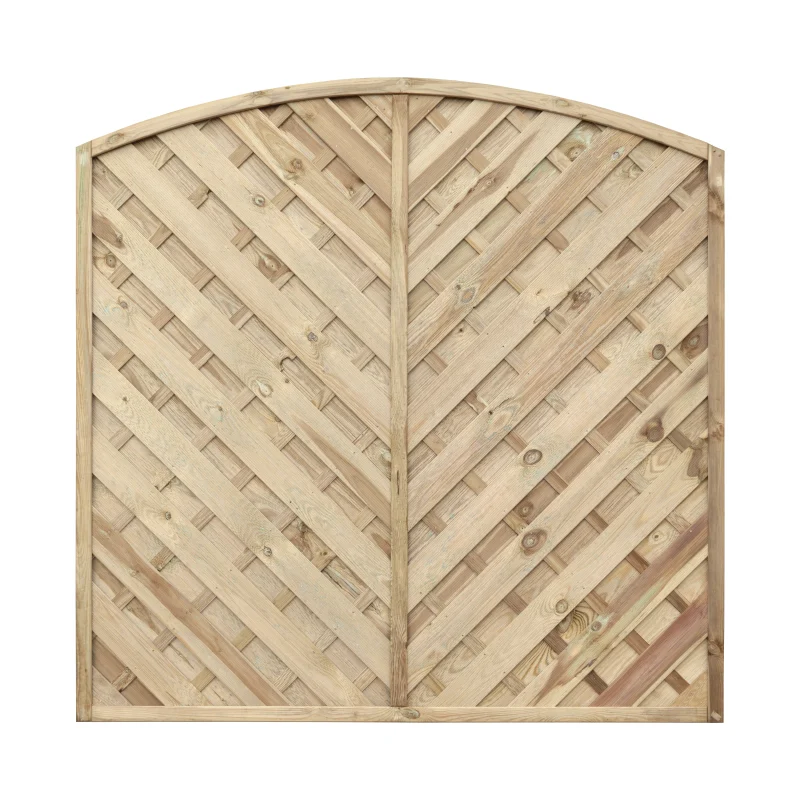 V-Arched Curved Fence Panels - David Musson Fencing Ltd