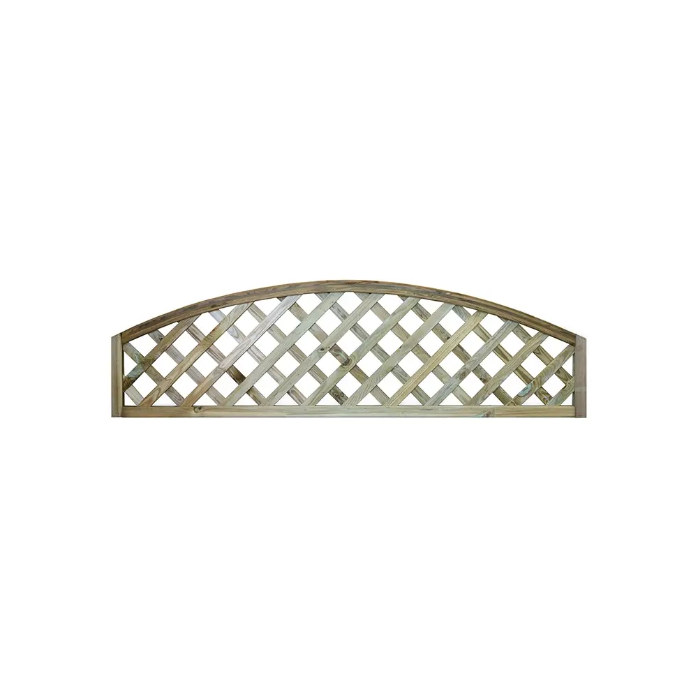 Barnsdale HDL Lattice Dome 1.8m x 0.3m - Garden Fencing, Trellis Panels ...