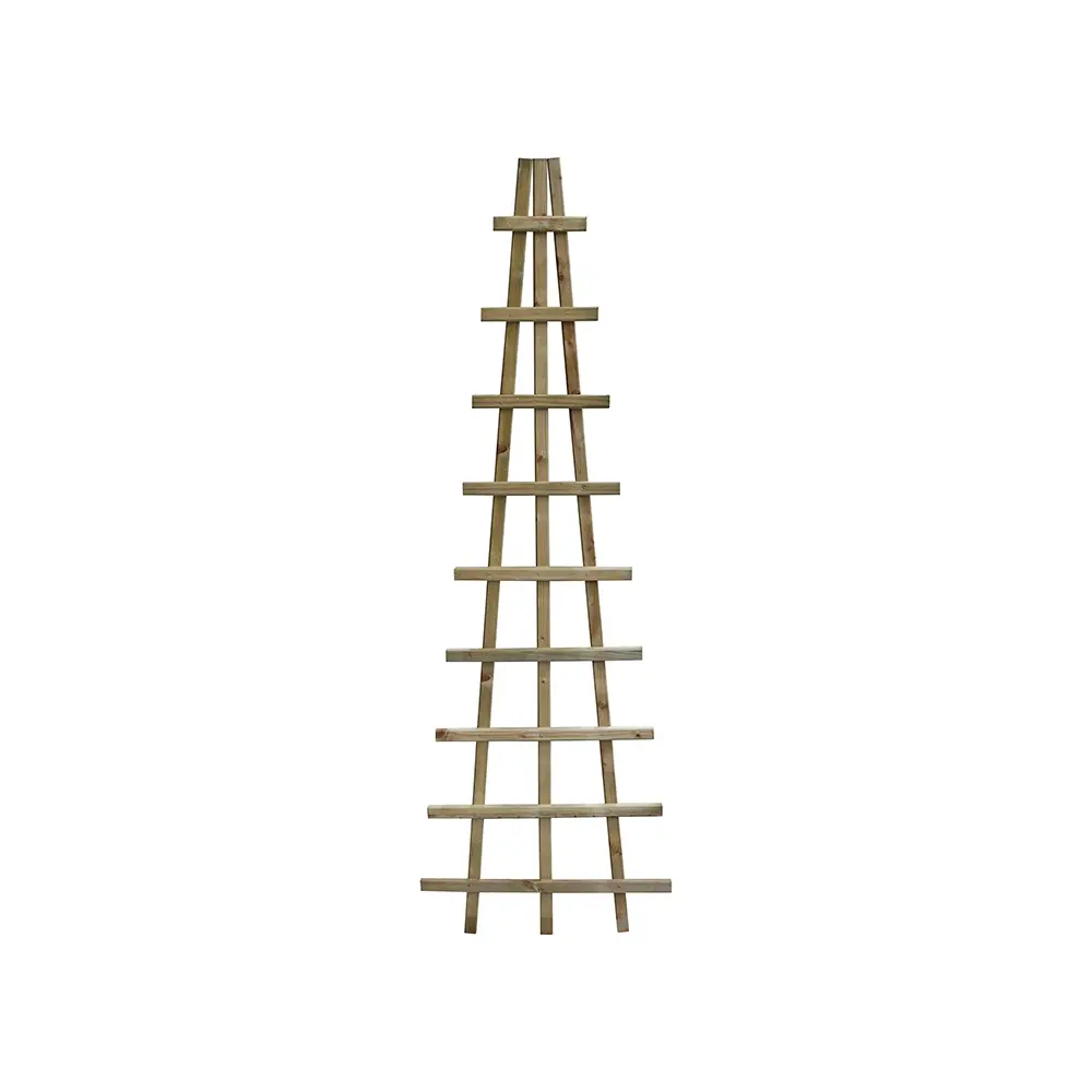 Whitwell Green Square Trellis Fan 1.8m x 0.6m - Garden Fencing, Trellis ...