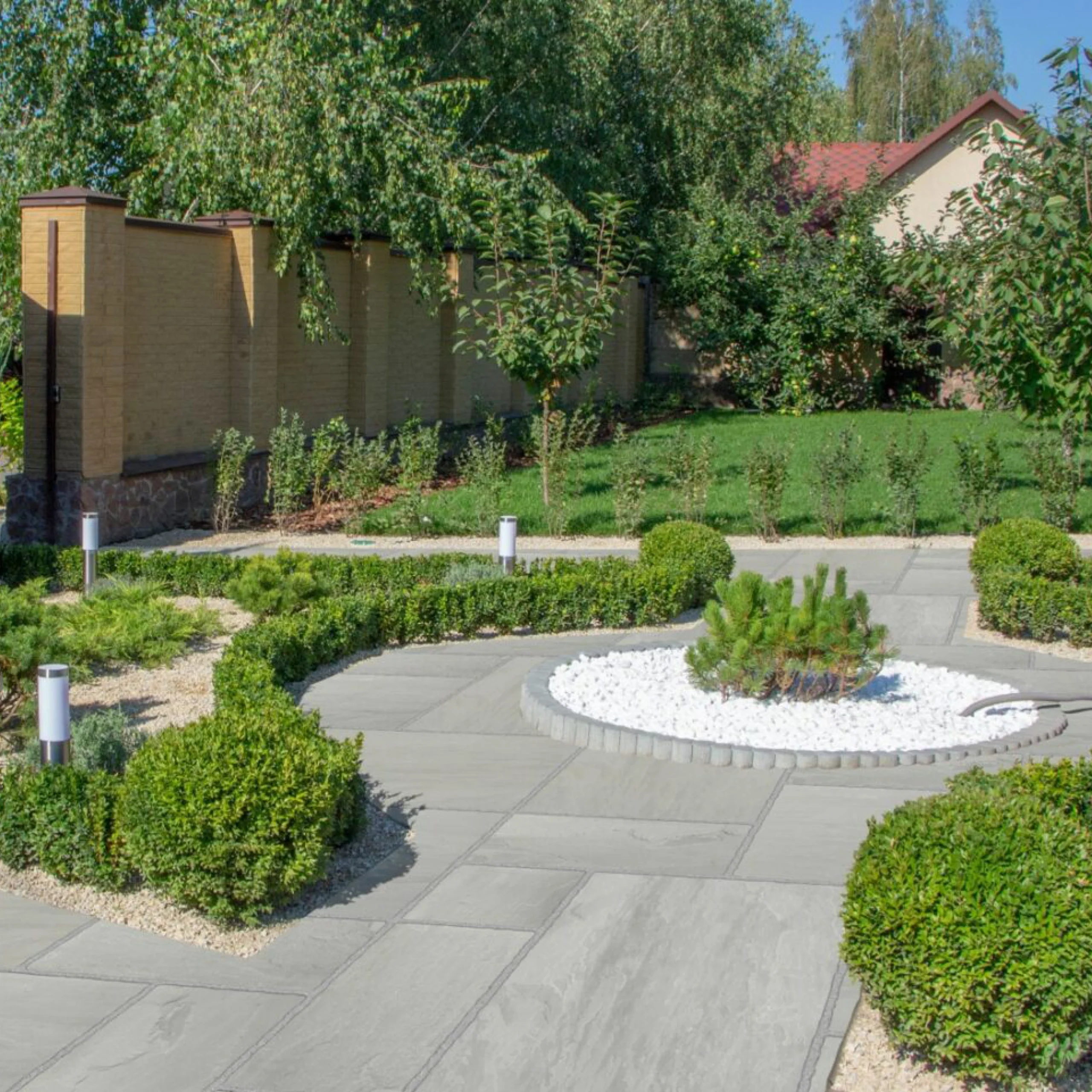 Kandla Grey Sandstone Slabs 18mm - Stylish Patio Slabs