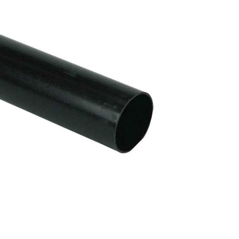 FloPlast Round Gutter Downpipe Black 68mm